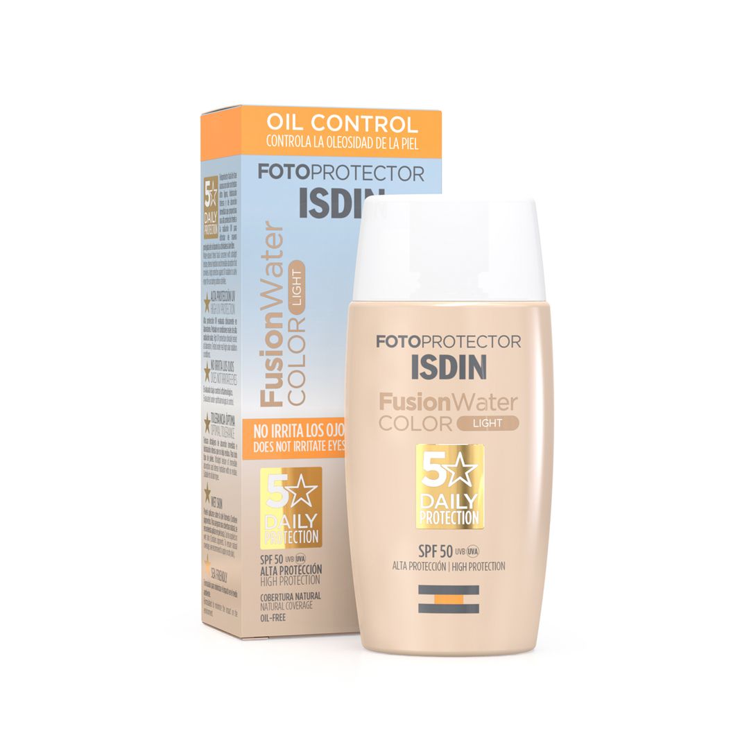 Fotoprotector Facial Isdin Fusion Water Color Light SPF50 - 50ml - 980290