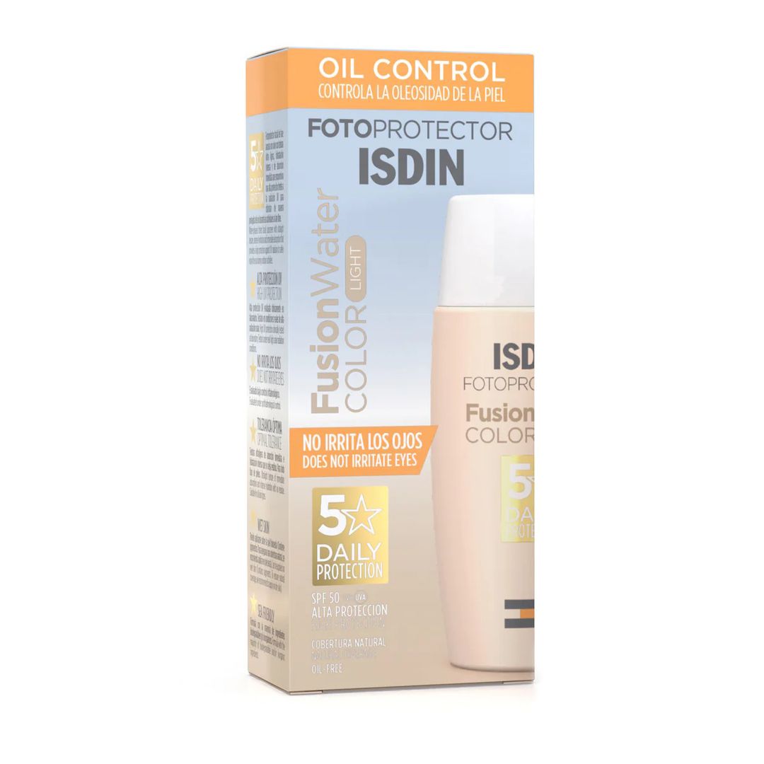 Fotoprotector Facial Isdin Fusion Water Color Light SPF50 - 50ml - 980290