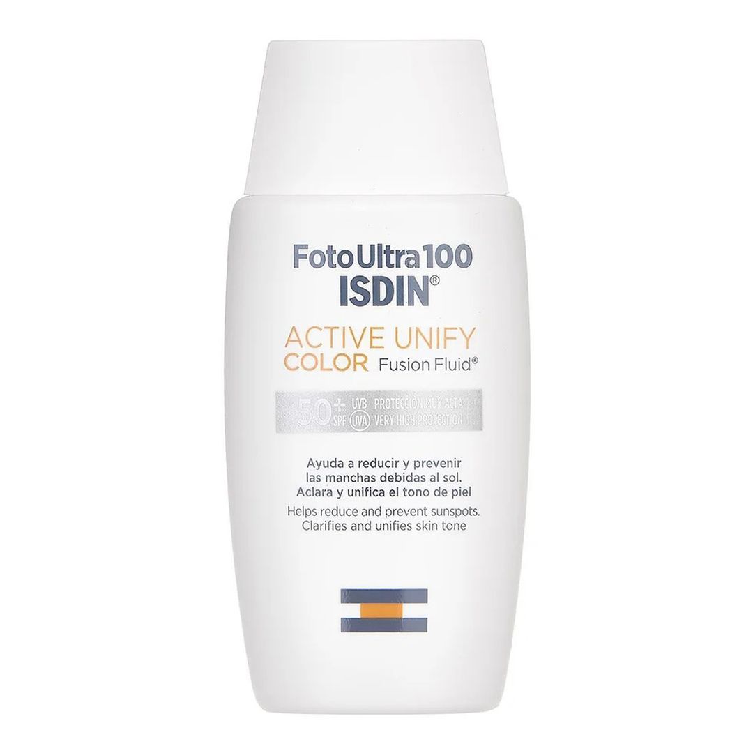 Fotoprotector Ultra Facial Isdin 100 Active Unify Color SPF50 - 50ml ...