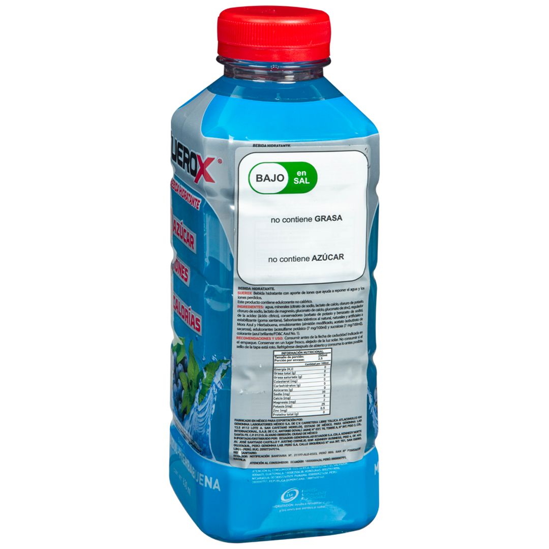 Bebida Hidratante Suerox Mora Azul 630ml - 980590