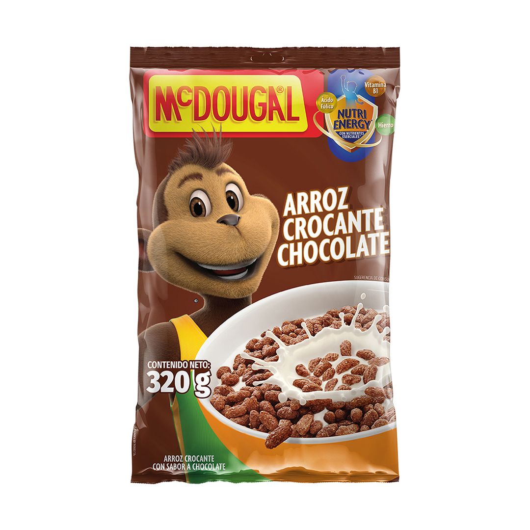Cereal Mc Dougal Arroz Crocante de Chocolate 320g - 980597