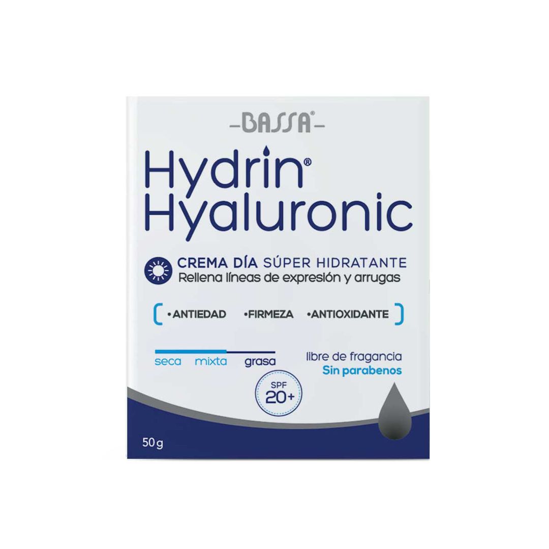 Crema Facial Bassa Hydrin Hyaluronic Hidratante Día 50g - 980681