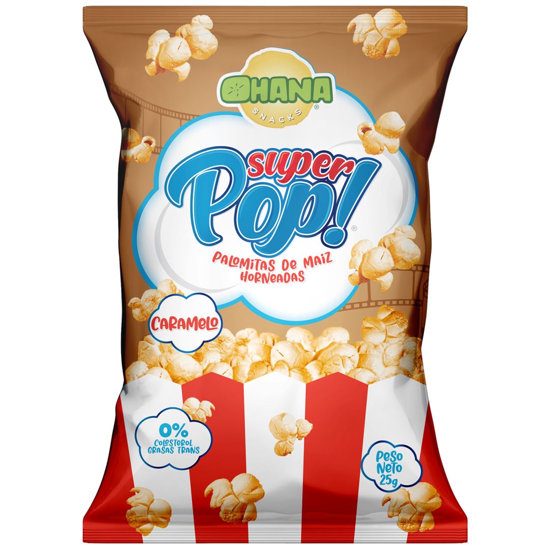 Canguil Dulce Ohana Sabor a Caramelo 25g - 981205