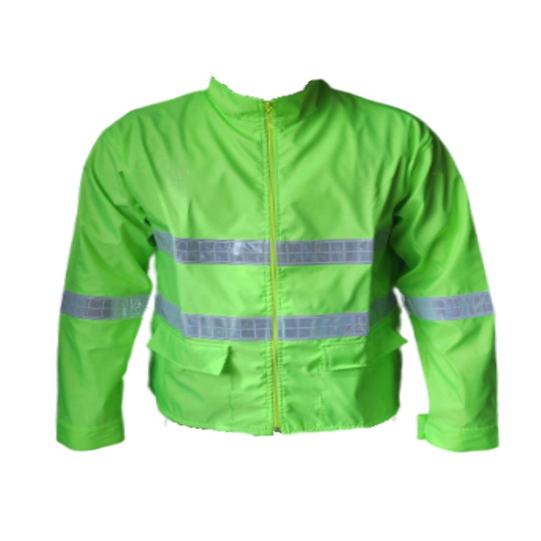 Chompa Impermeable Reflectiva Verde Neón Talla XL - 982501