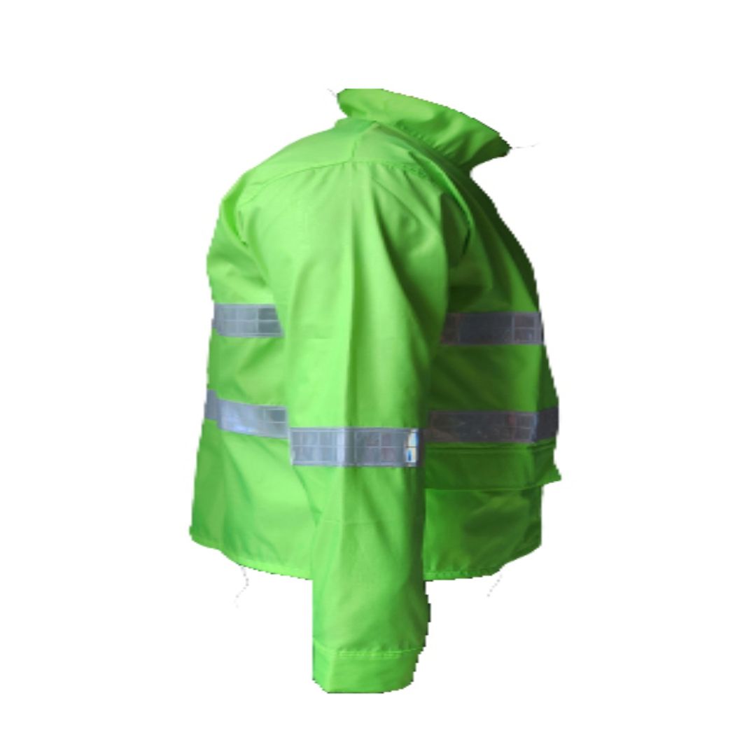 Chompa Impermeable Reflectiva Verde Neón Talla XL - 982501