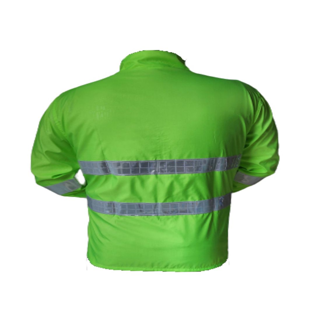 Chompa Impermeable Reflectiva Verde Neón Talla XL - 982501