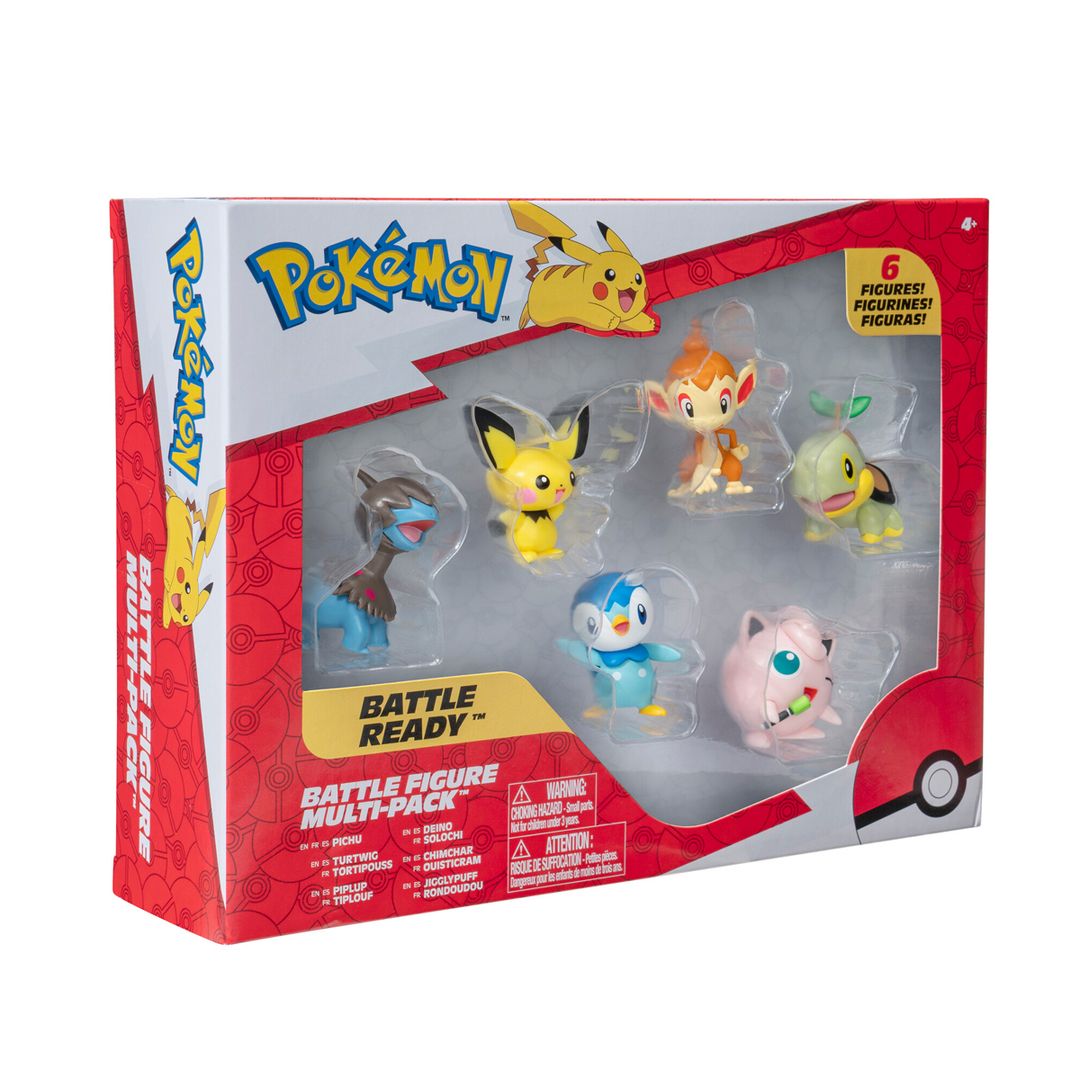 Pack 6 Uds Figura Pokémon Battle Ready - 982744