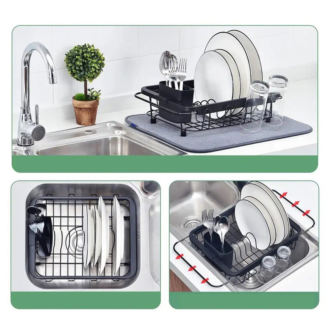 Escurridor Wireking para Platos Negro 35.3 x 29.3 cm - 983224