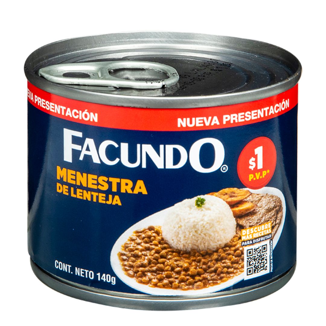 Menestra de Lenteja Facundo 140g - 985075