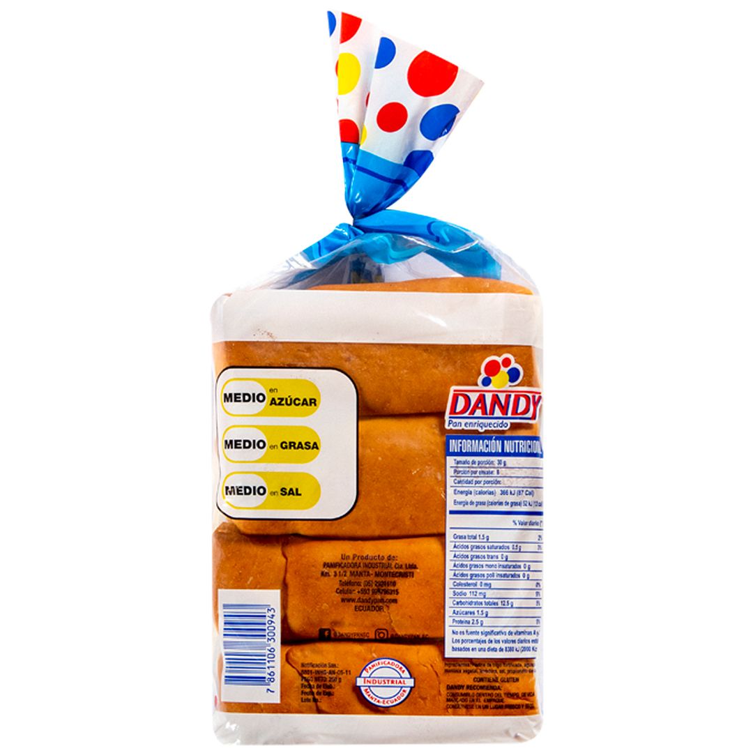 Pan Briollo Dandy 250g - 985093