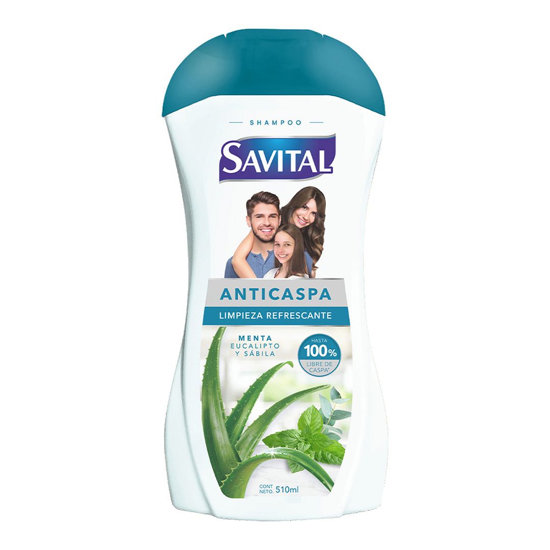 Shampoo Anticaspa Savital 510ml - 986083