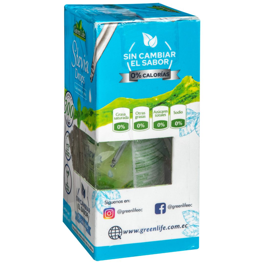Stevia Drops Green Life 60 ml - 986102
