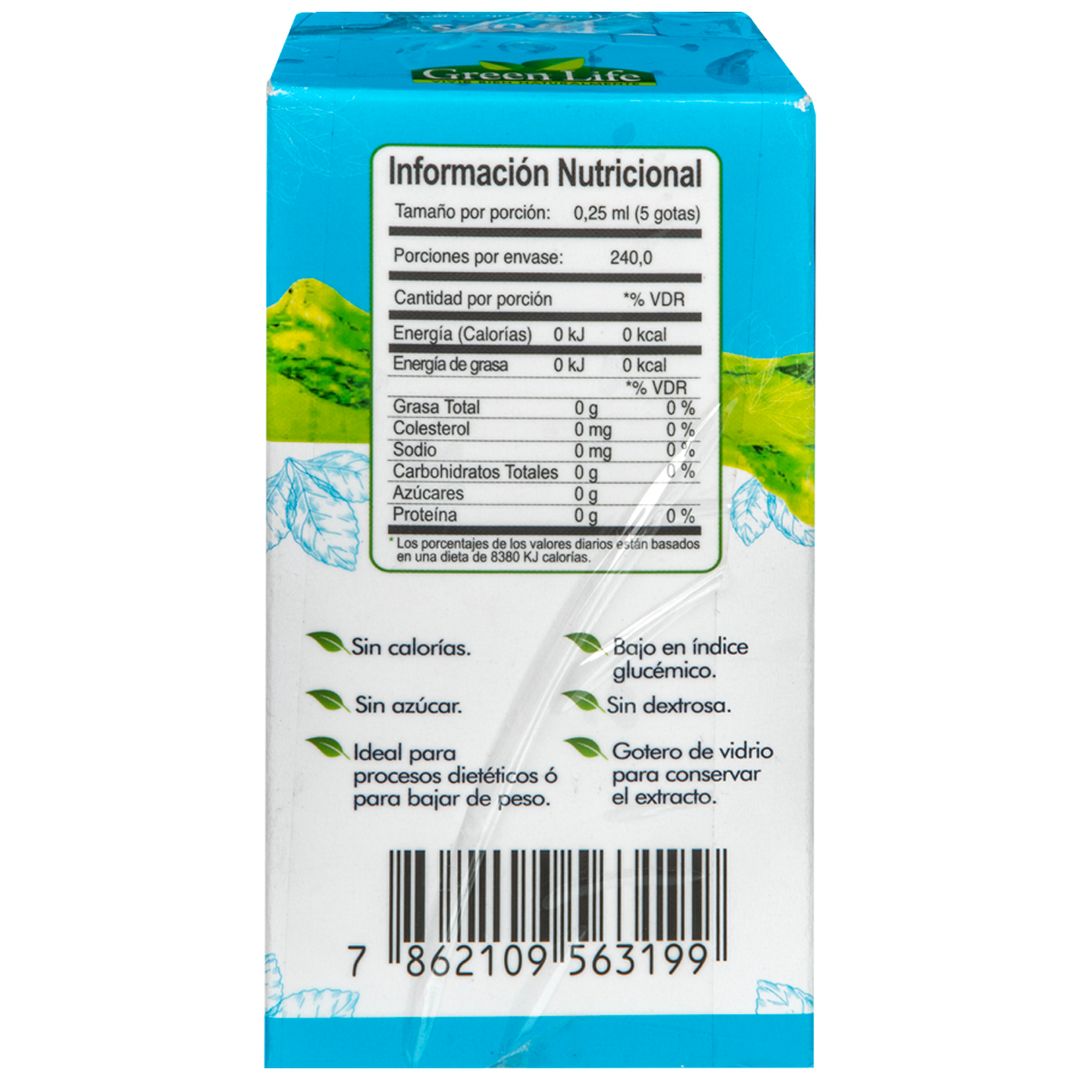Stevia Drops Green Life 60 ml - 986102