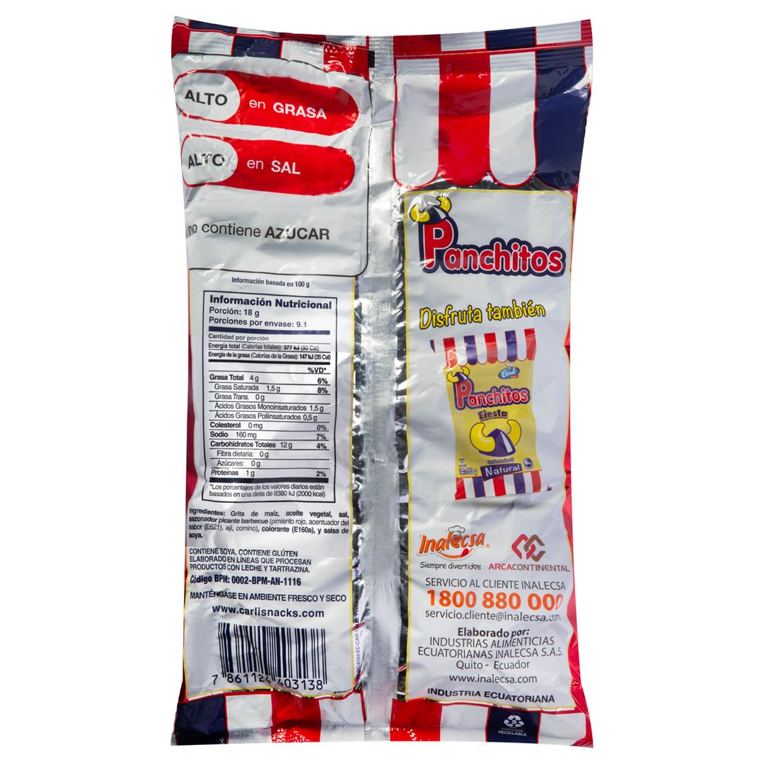 Panchitos Carlisnacks Picante 163g - 987113
