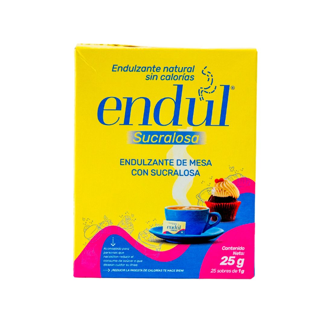 Pack 25 Sobres Endulzante Sucralosa Endul - 988977