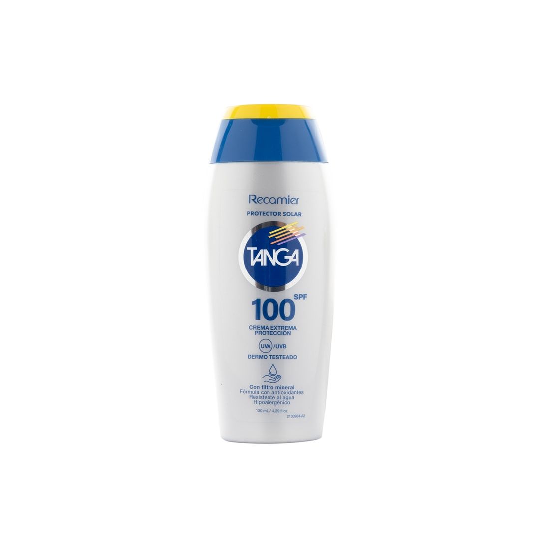 Protector Solar en Crema Tanga SPF100 - 130 ml - 989482
