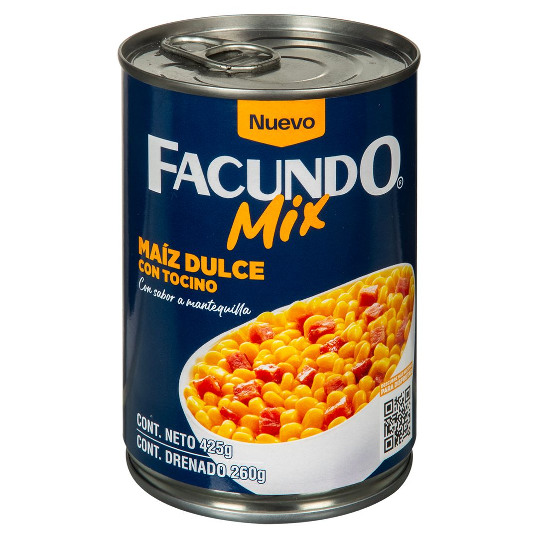 Maíz Dulce Facundo con Tocino 425g - 989498