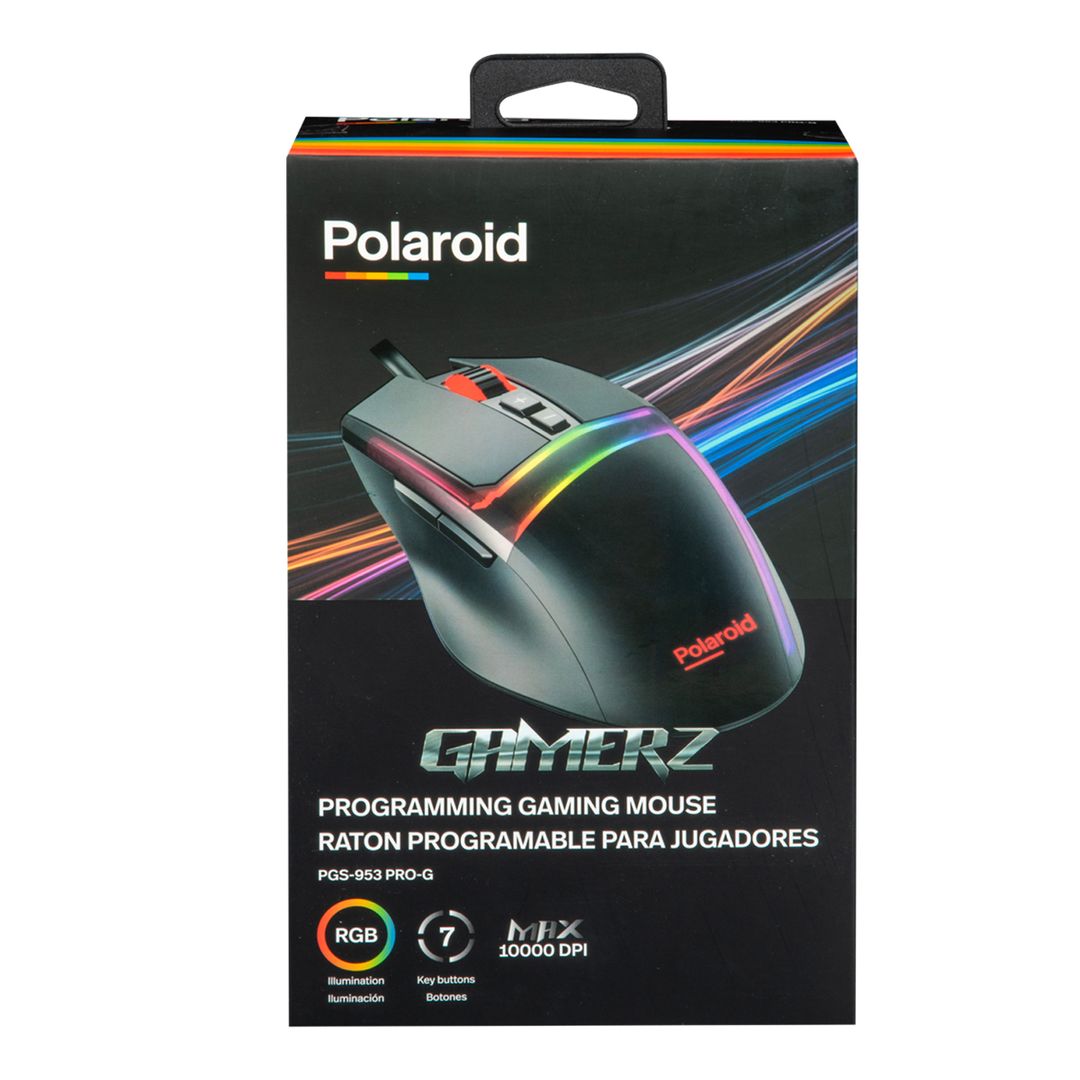 Mouse Gaming Polaroid PGS-953PRO/G Negro - 989961