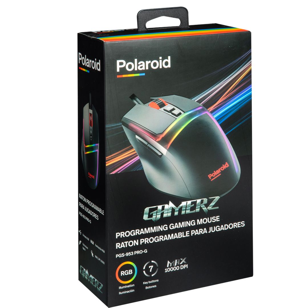Mouse Gaming Polaroid PGS-953PRO/G Negro - 989961