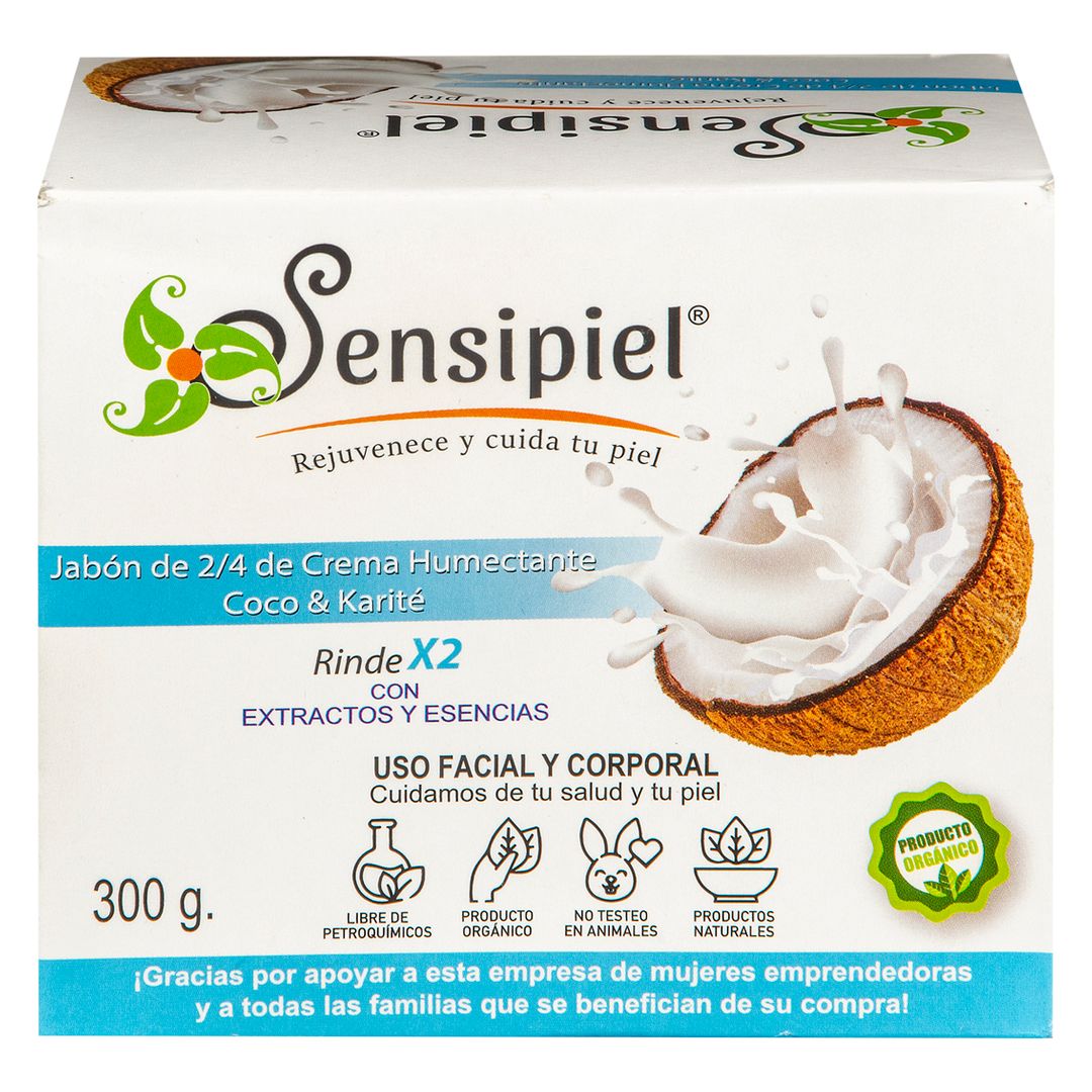 Pack 3 Uds Jabón Sensipiel Coco 100g - 990658