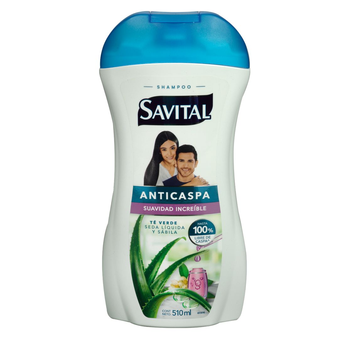 Shampoo Anticaspa Savital Té Verde 510ml - 991808