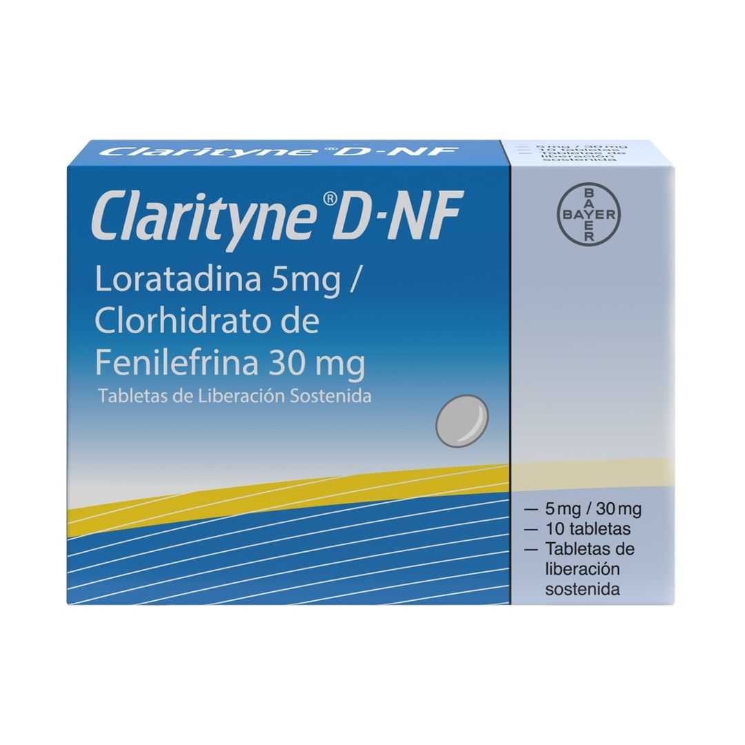 Tabletas Clarityne D-NF - 10 Unidades - 994208