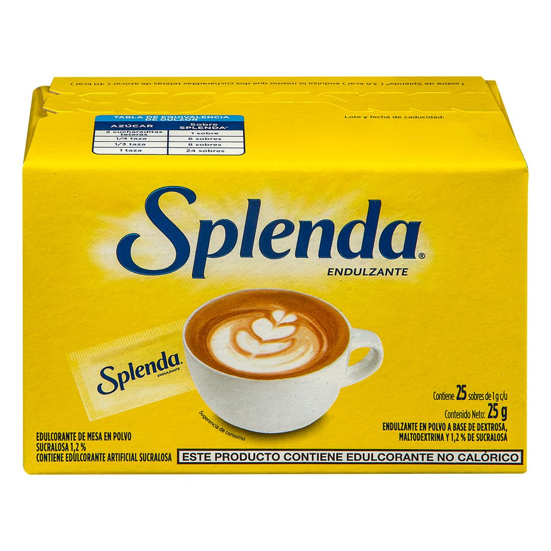 Pack 25 Sobres Endulzante en Polvo Splenda 25g - 994475