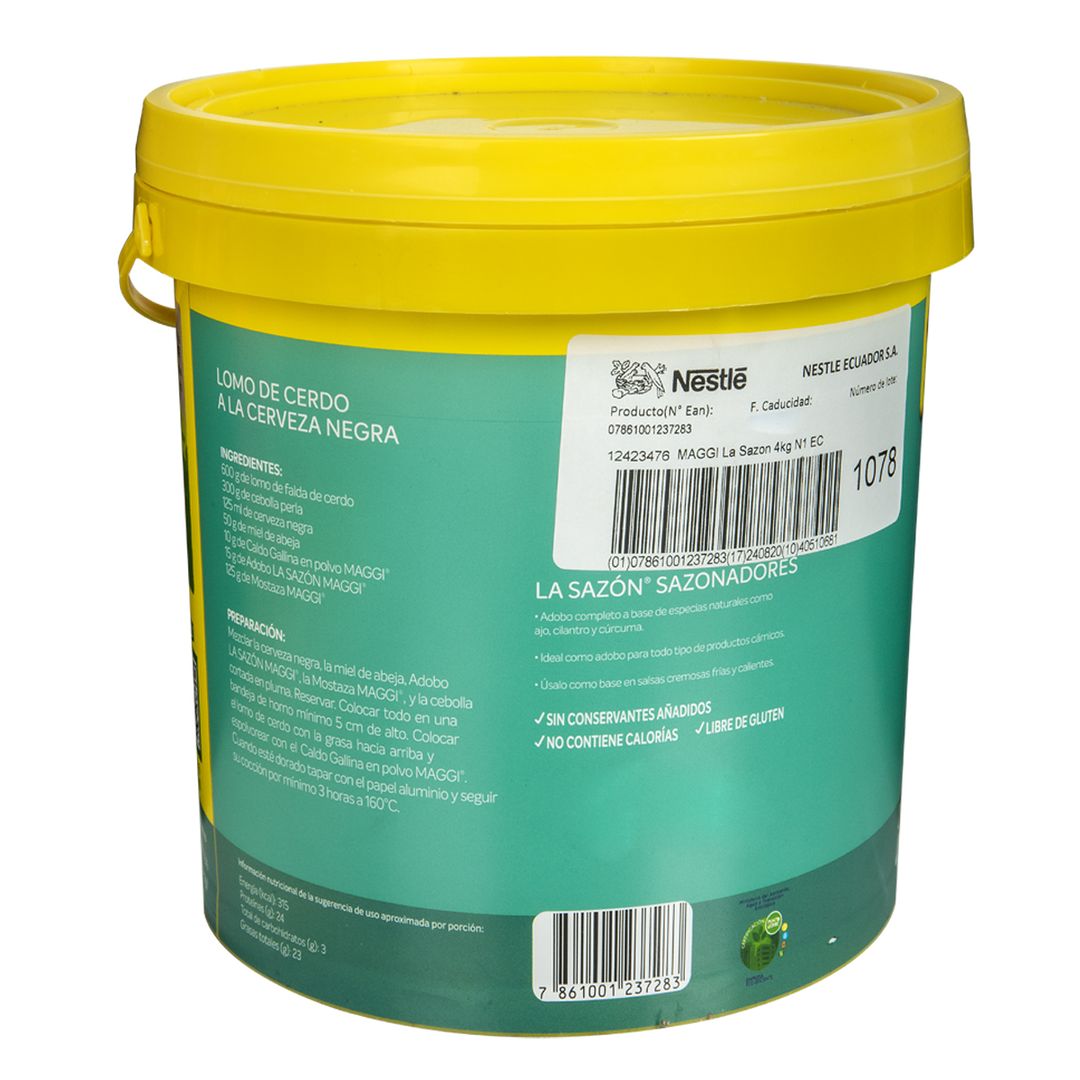 Adobo La Sazón Maggi 4kg - 997182