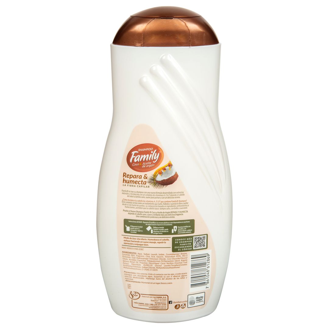 Shampoo Family Coco con Aceite de Argán 970ml - 997976