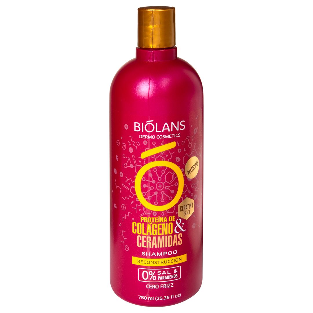 Shampoo Biolans Colágeno & Ceramidas 750ml - 997978