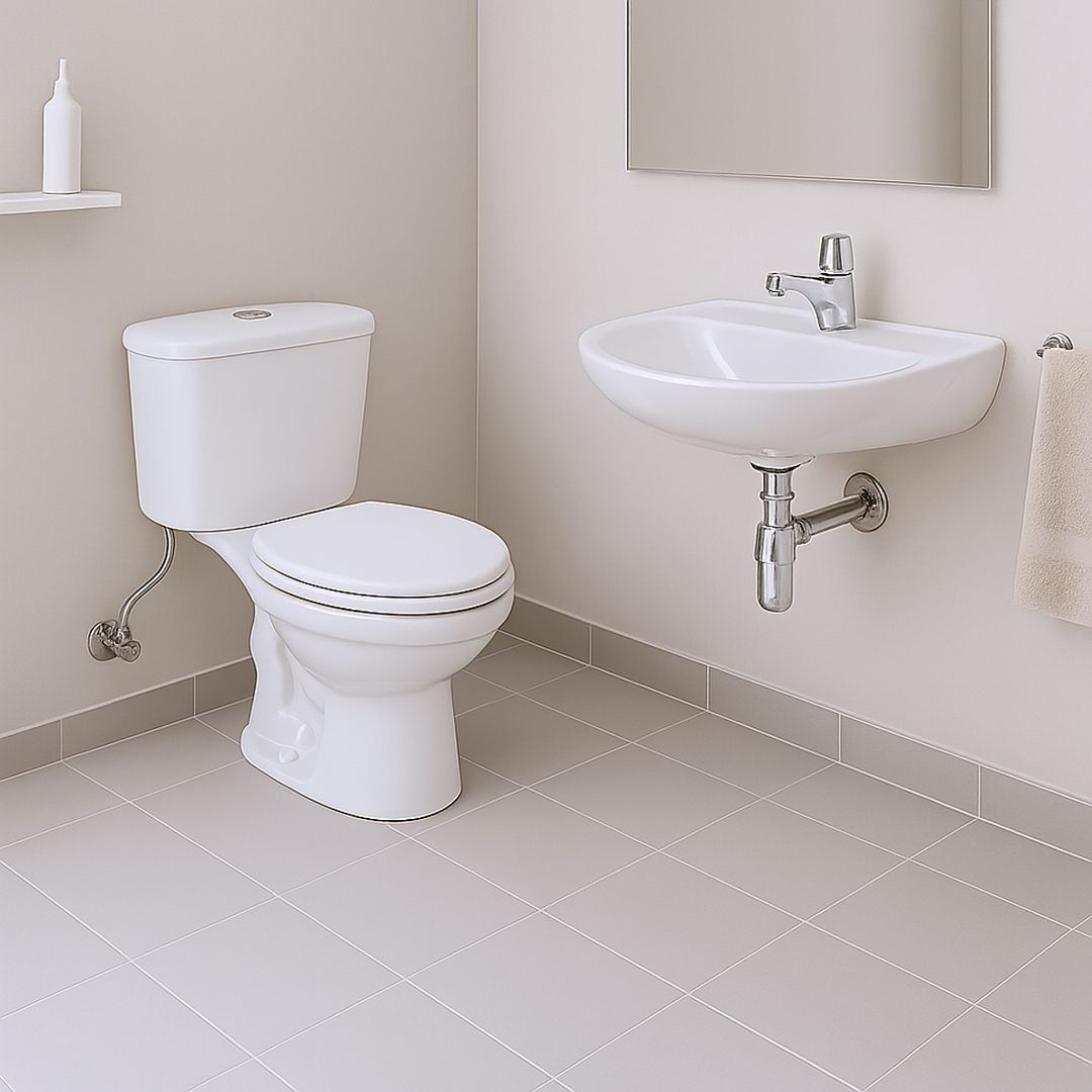 Combo Inodoro y Lavamanos Fv Max Blanco - 1004554