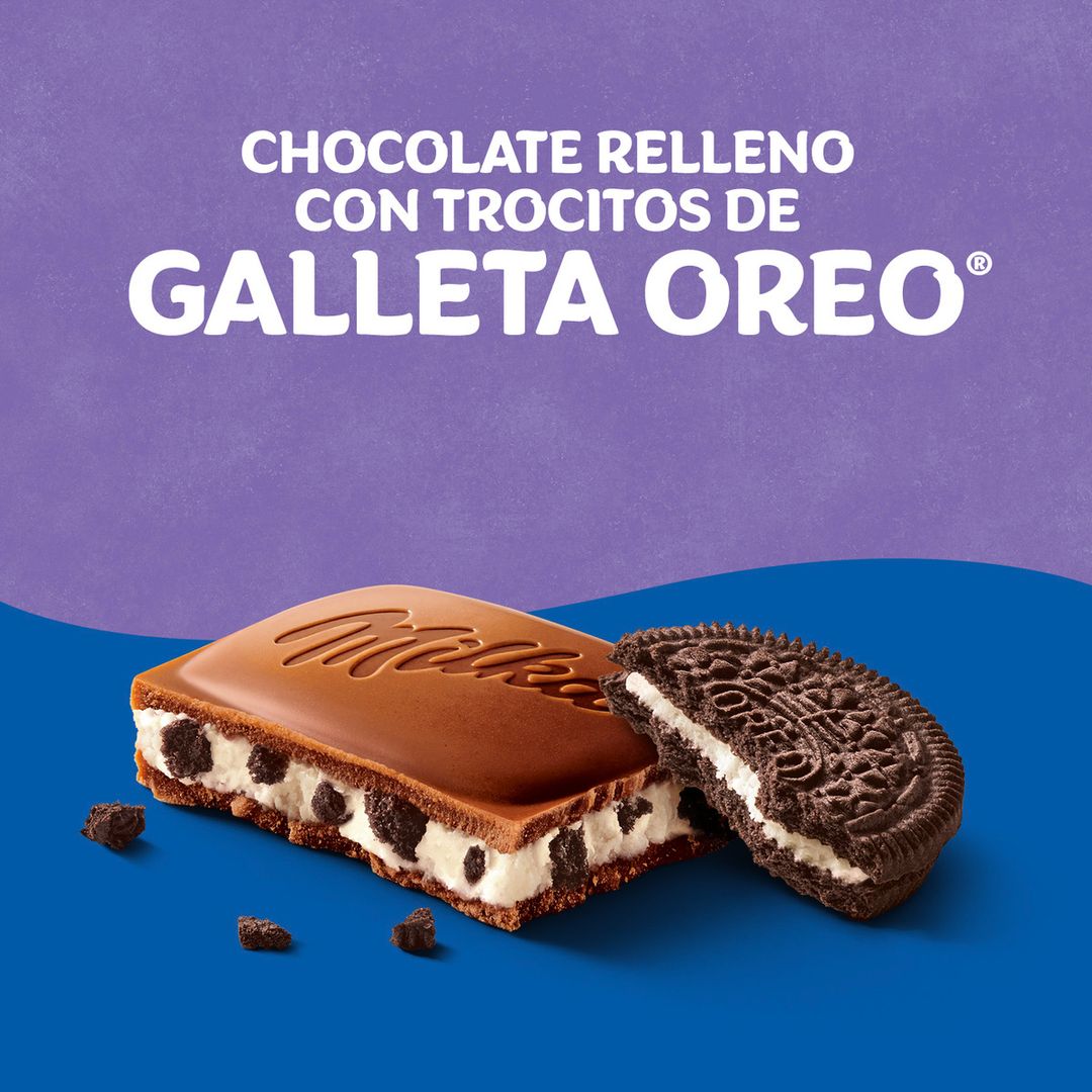 Tableta de Chocolate con Oreo Milka 100 g - 999563