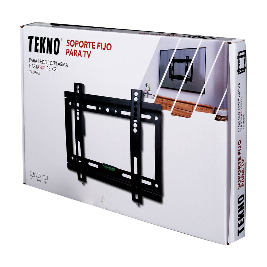 Soporte Fijo Tekno para Televisor 32” a 43” Negro - 998614