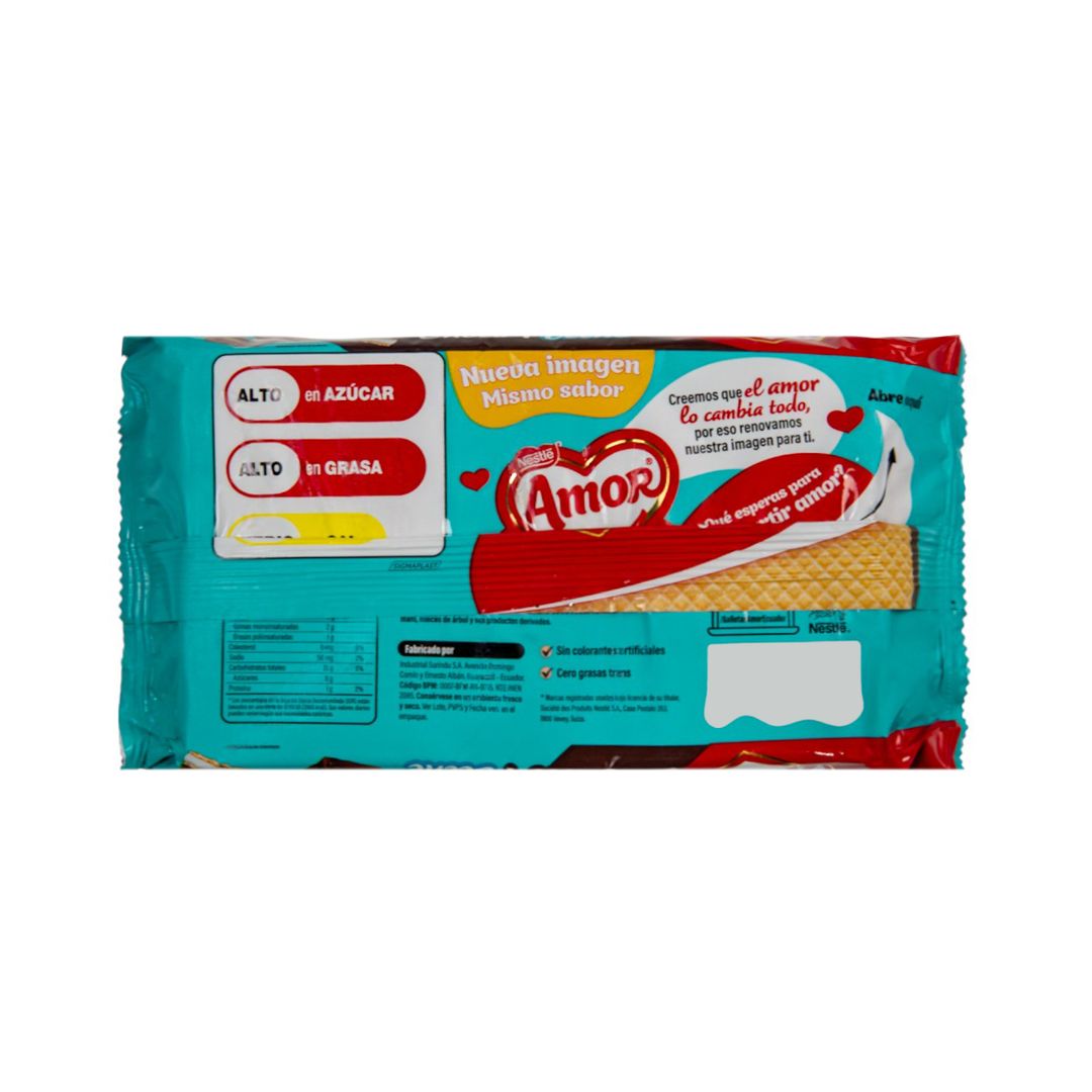 Galleta Amor Doble Wafer de Leche y Chocolate 130g - 1000652