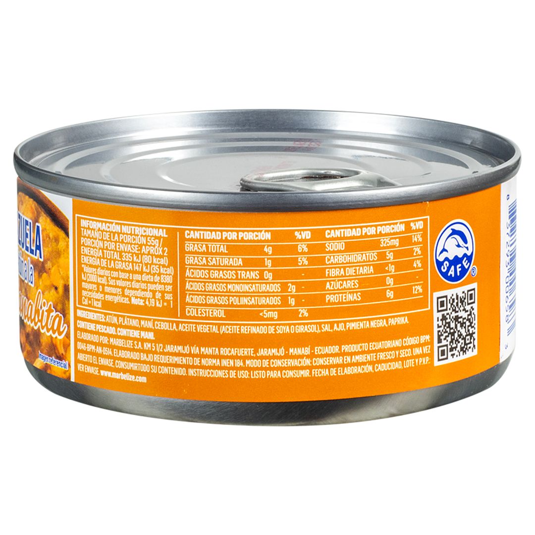 Cazuela de Atún a lo Manabita Yeli 160g - 999570
