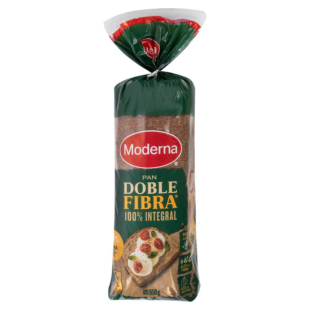 Pan Doble Fibra Moderna 100% Integral 650g - 1002097