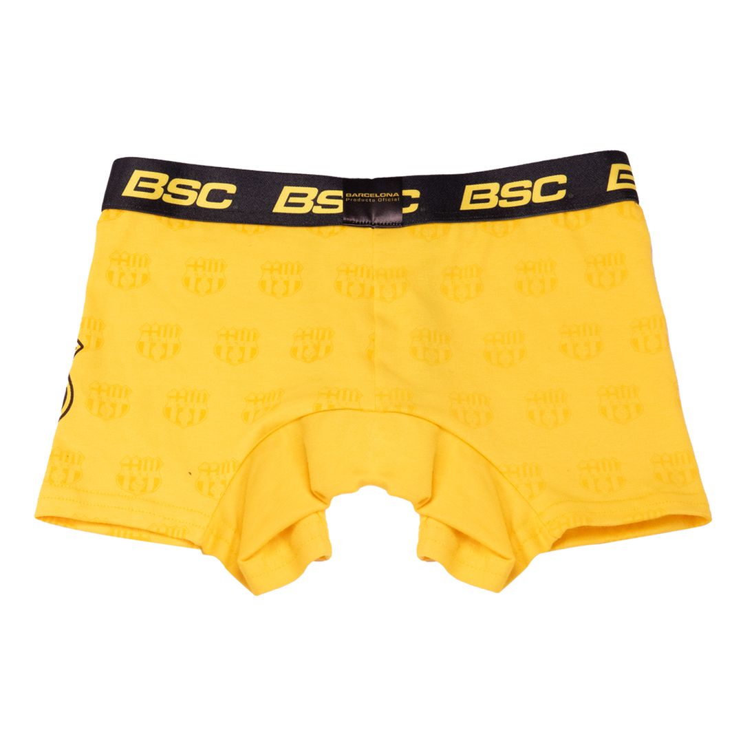 Boxer Niño Barcelona Estampado Amarillo - Varias Tallas - 1002212