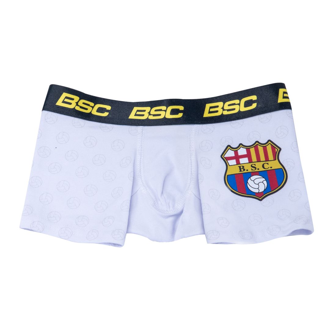 Boxer Niño Barcelona Estampado Blanco - Varias Tallas - 1002213