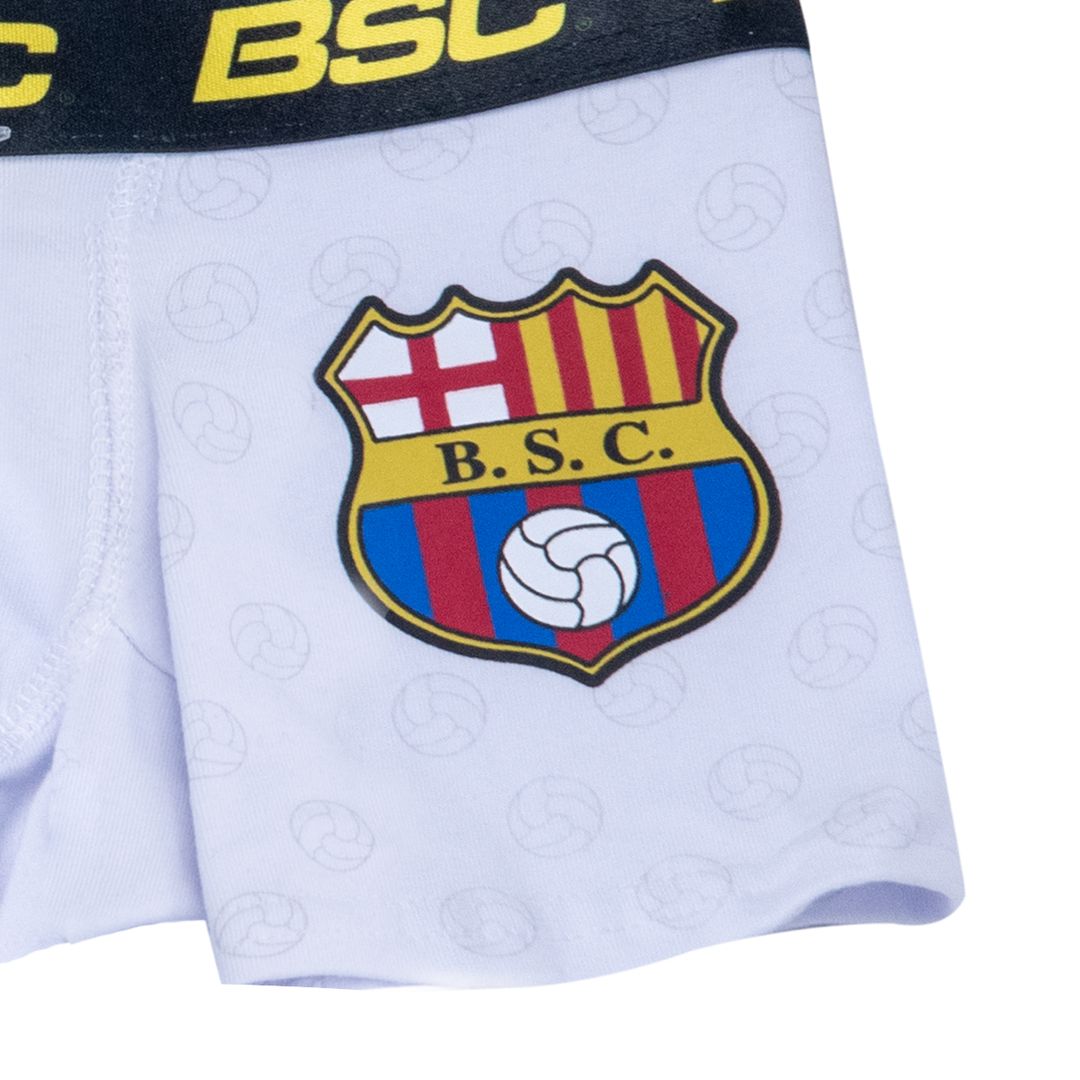 Boxer Niño Barcelona Estampado Blanco - Varias Tallas - 1002213