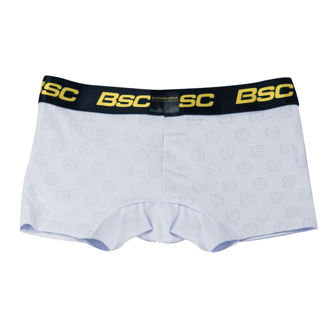 Boxer Niño Barcelona Estampado Blanco - Varias Tallas - 1002213