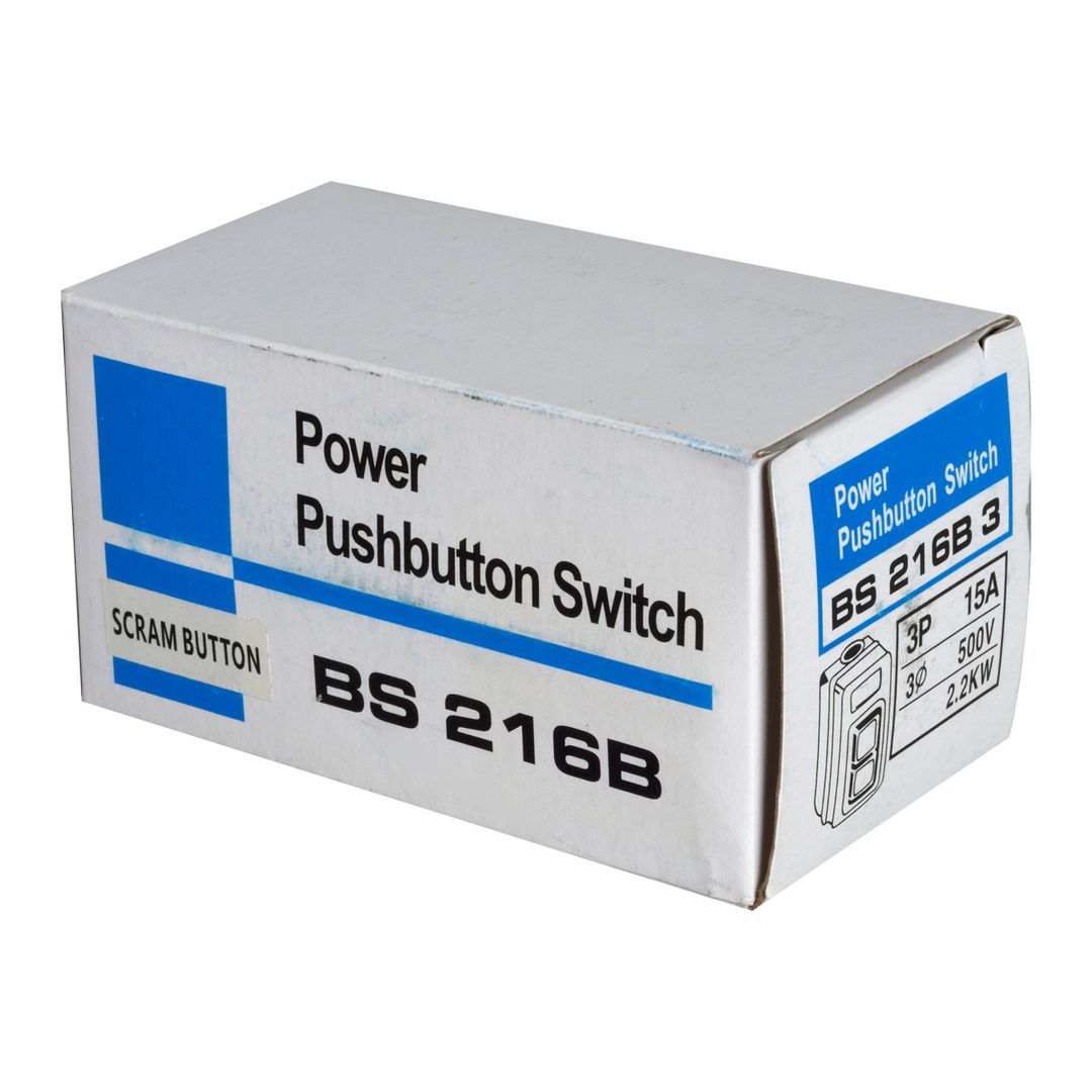 Botonera Tipo Switch Indulamp Trifásica Metálica de 15 Amperios - 1002713