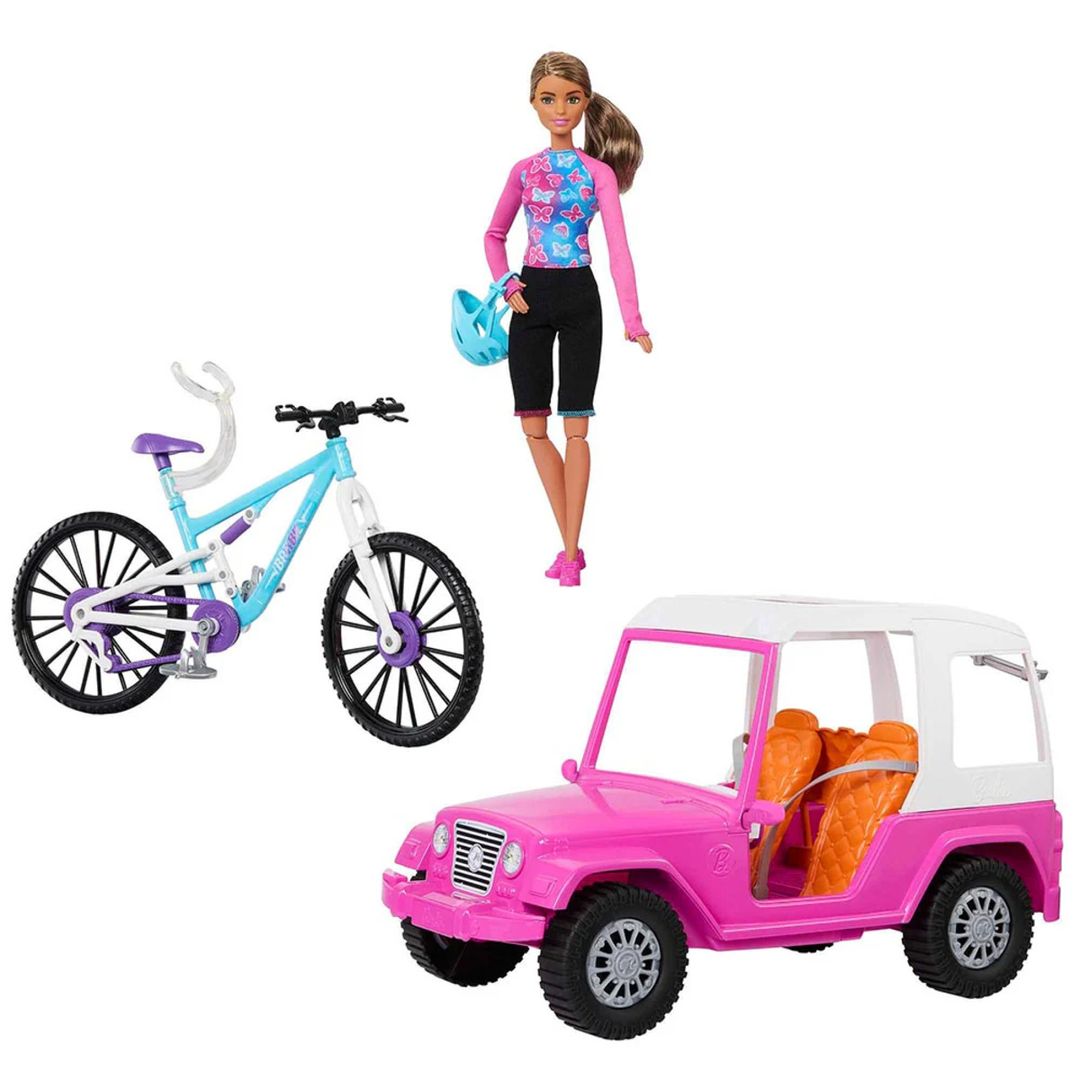Muñeca Barbie con Bicicleta y Vehículo - 1003927