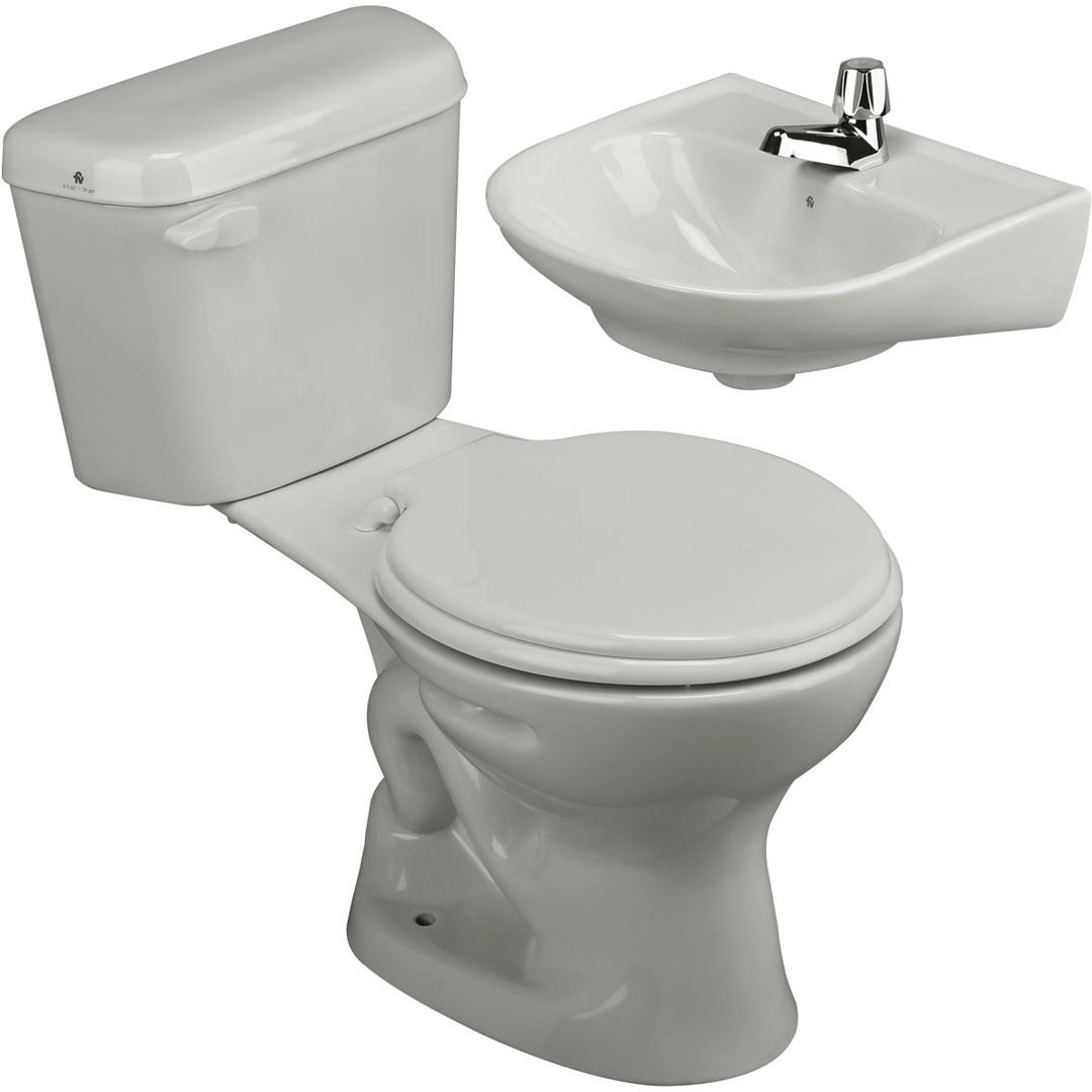 Combo Inodoro y Lavamanos Fv Max Blanco - 1004554