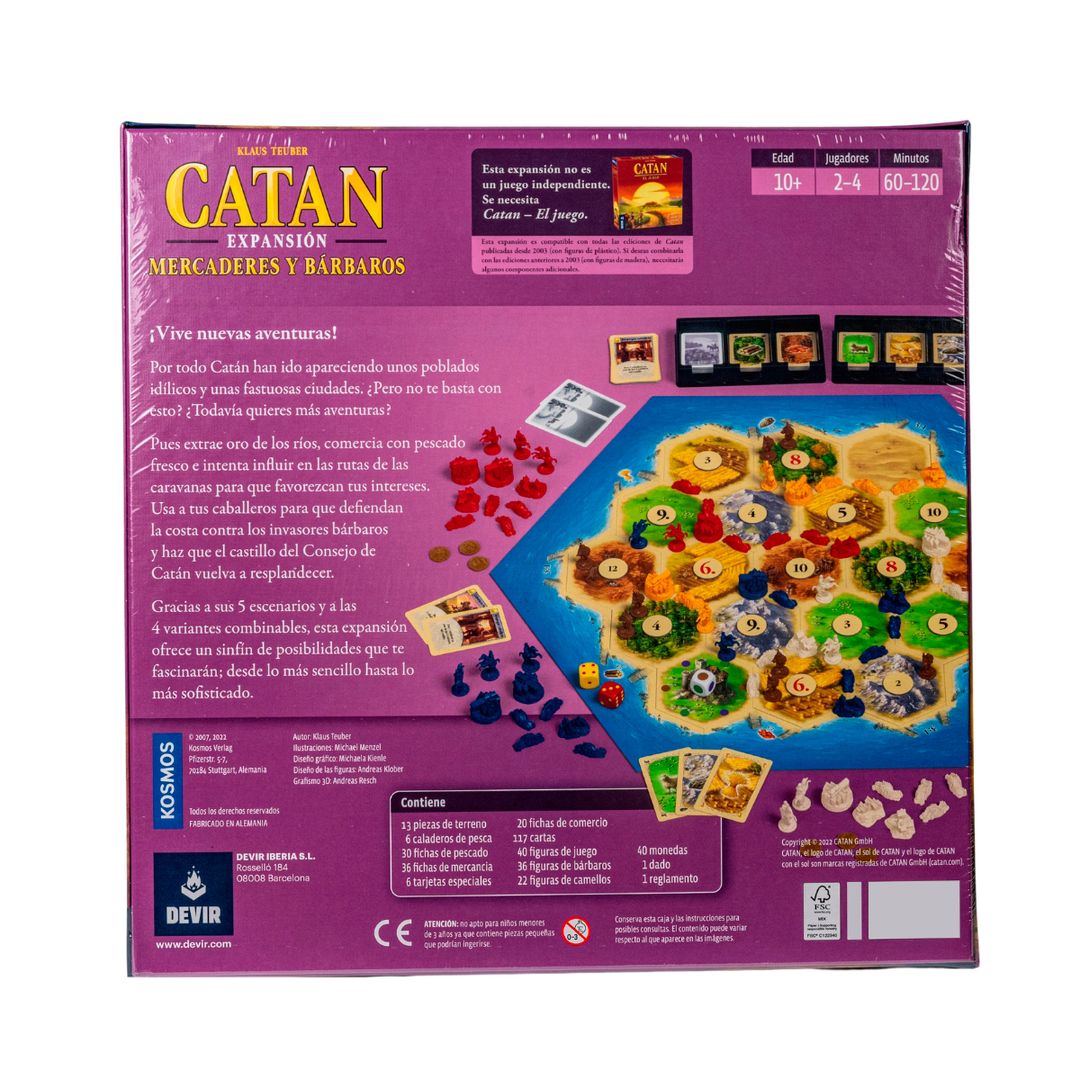 Juego Catan Expansión Mercaderes y Bárbaros - 1004699