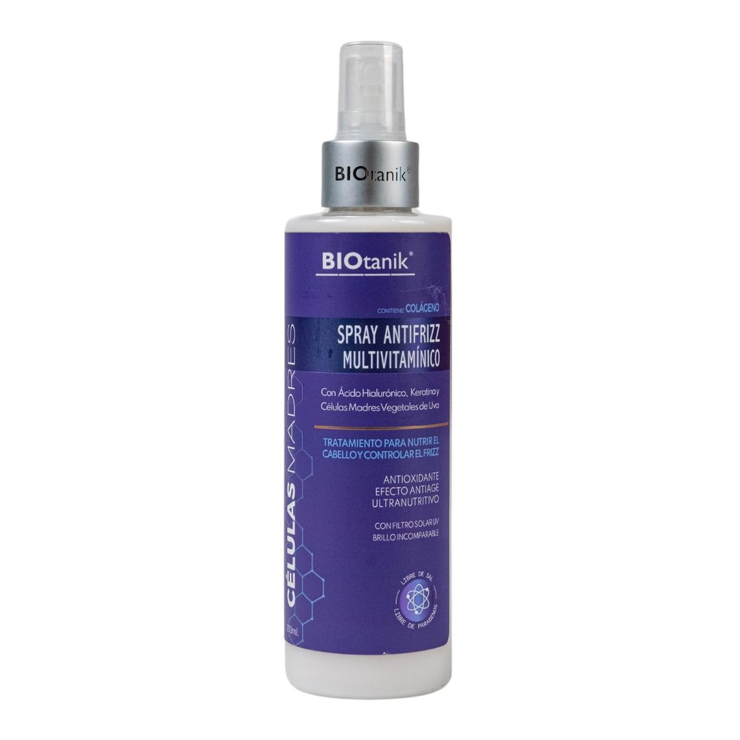 Tratamiento Capilar Biotanik Anti Frizz Multivitamínico Celulas Madres 200ml - 1005008