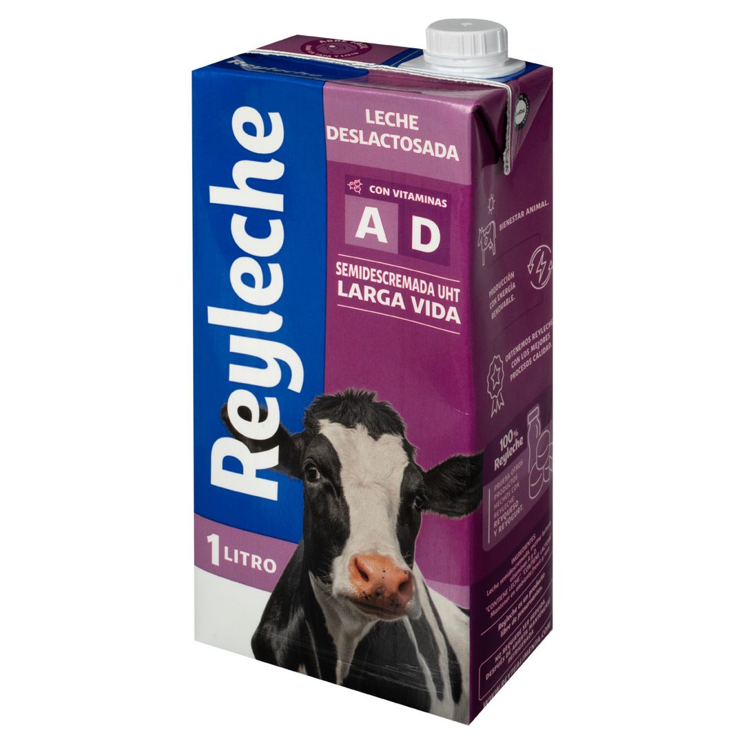Leche Deslactosada Rey Leche UHT 1L - 1006010