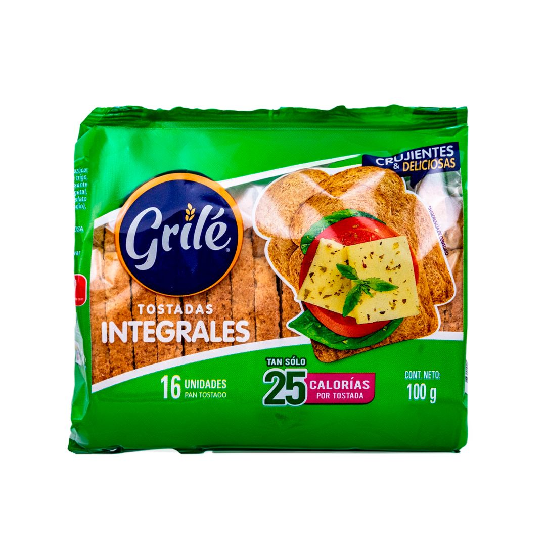Tostadas Integrales 100g - 4 Paquetes - 1005982