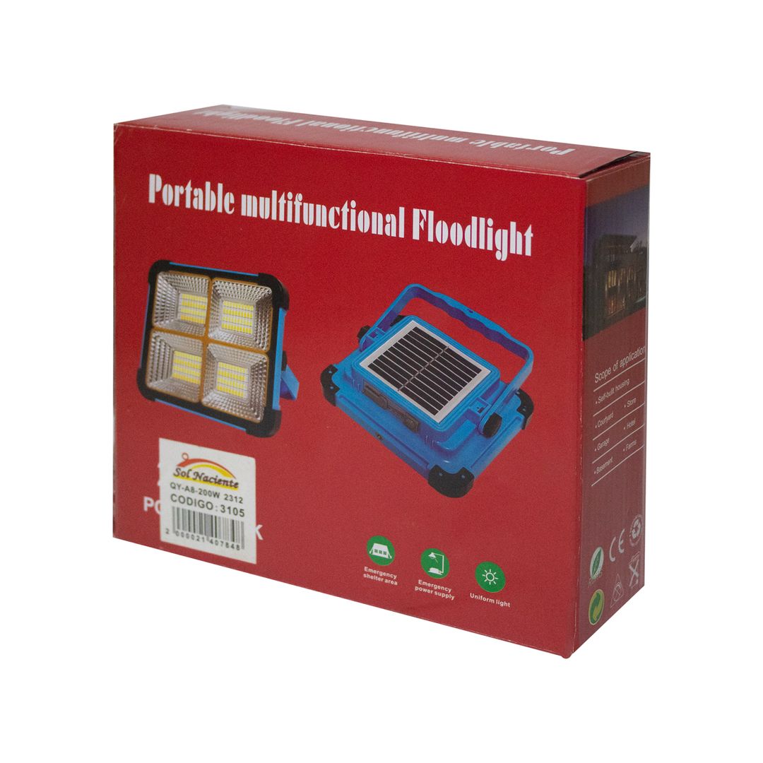 Reflector Led Sol Naciente Solar RGB 200W - 1006313