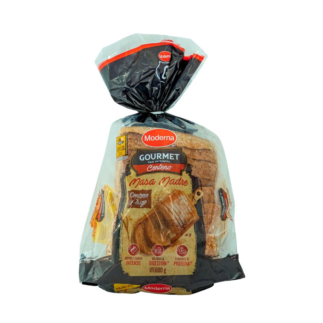 Pan Integral Gourmet Moderna Centeno Masa Madre 600g - 1006651