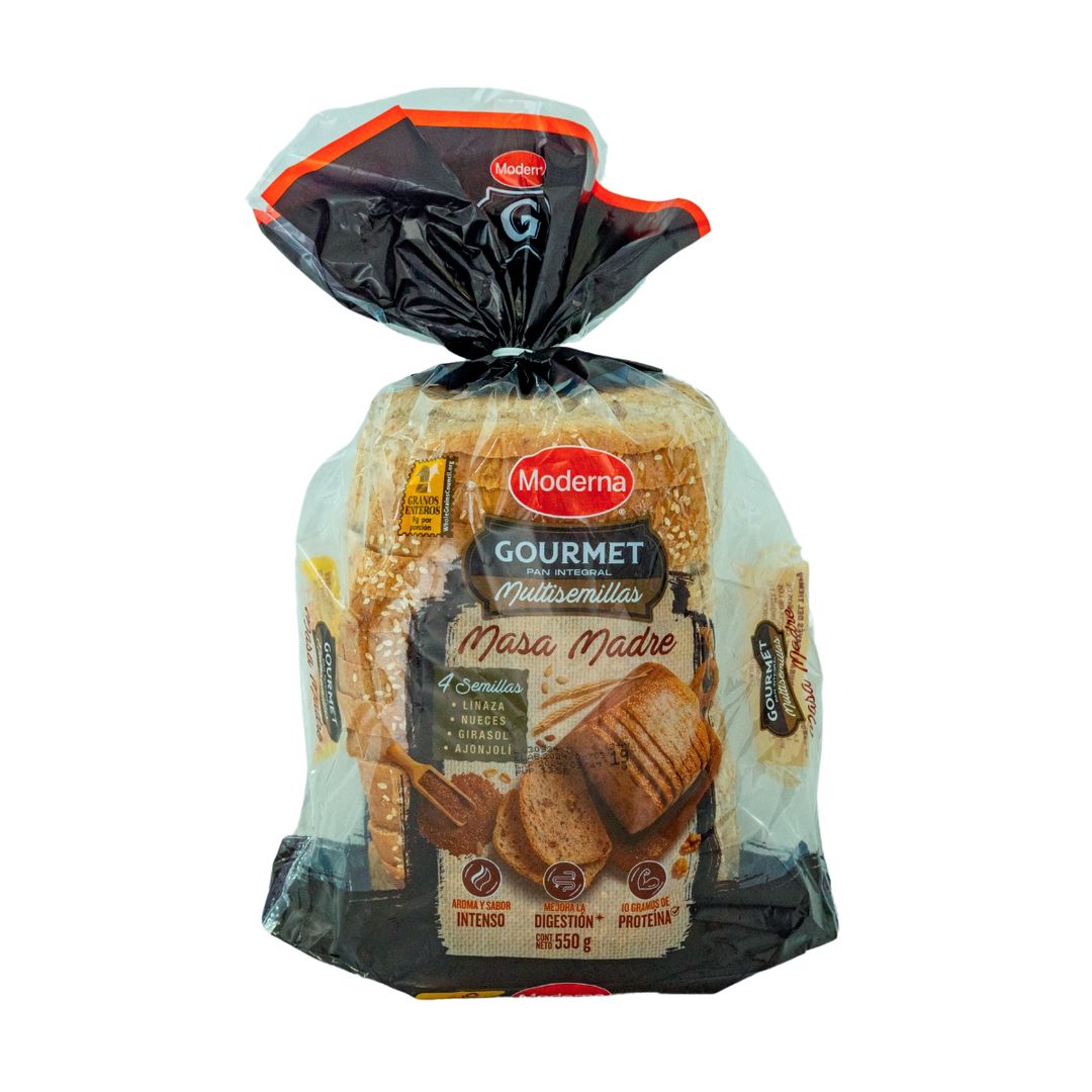 Pan Integral Gourmet Moderna Multisemillas 550g - 1006652